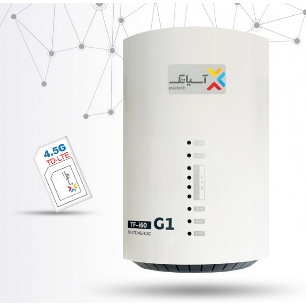 مودم TD-LTE TF-i60 G1و سیم‌کارت و بسته 480 گیگ یک ساله